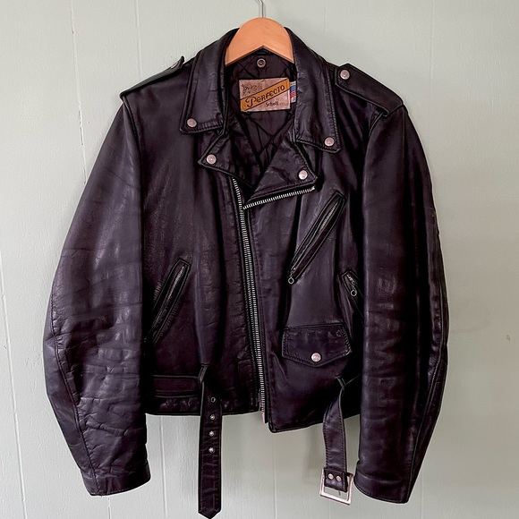 Schott NYC | Jackets & Coats | Vintage Schott Perfecto Leather ...